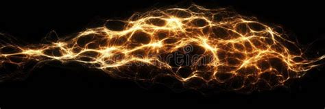 An Abstract Representation Of A Human Brain Created With Glowing Neural