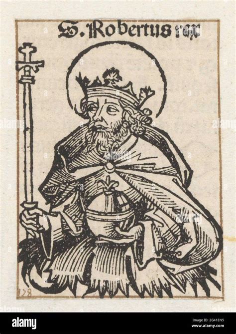 King Robert Ii S Robertus Rex Liber Chronicarum A Flower Celk With