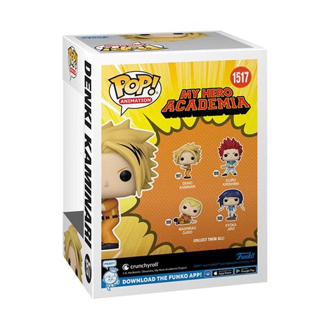 My Hero Academia Hero League Baseball Denki Kaminari Funko Pop Vinyl