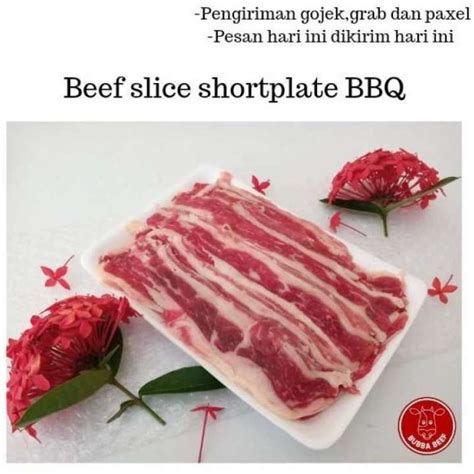 Jual Beef Slice US Shortplate Premium 250gr Wagyu Meltik Saikoro