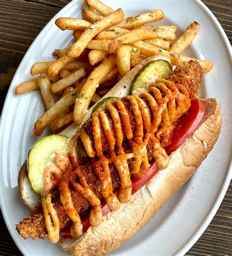 Our Creole Spiced Cod Po Boy And Old Irving Brewing Co