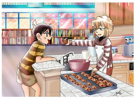 Conan And Haibara Detective Conan Detective Conan Conan Detective
