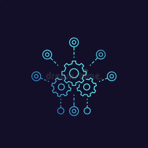 Development Software Integration Vector Icon Stock Vector