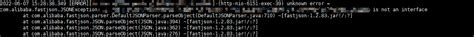 1270升级到1283后jsonparseobject 偶尔出现 Is Not An Interface异常 · Issue 4197 · Alibabafastjson
