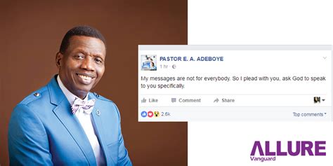 Pastor Adeboye Reacts To Critics On His Message On Marriage Vanguard