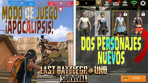 Last Battleground Survival Nuevo Modo De Juego Actualizacion Youtube
