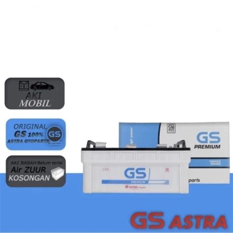 Jual Aki Gs Premiun N 200 N200 N 200 Aki Accu Kapal Genset Alat Berat 12v 200ah Original Gs