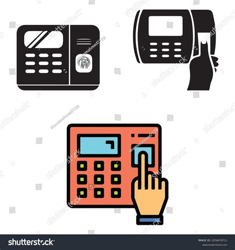 Attendance Vector Circle Flat Iconflat Design Stock Vector Royalty