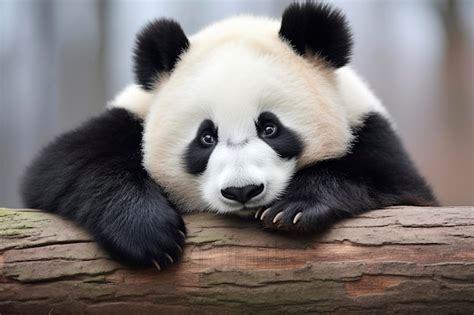 Premium Ai Image Panda Background With Empty Space For Text