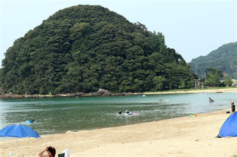四十二浦のビーチ