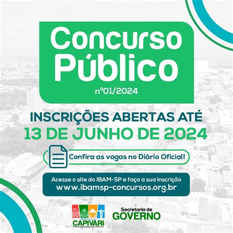 Prefeitura De Capivari Abre Concurso Para Diversos Cargos Prefeitura