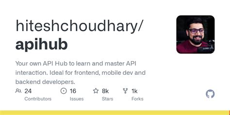 GitHub Hiteshchoudhary Apihub Your Own API Hub To Learn And Master API Interaction Ideal For