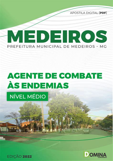 Apostila Pref Medeiros Mg 2022 Agente Combate Endemias Domina