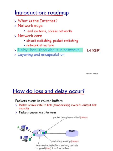 Week2 L3 Delay Loss And Throughput Pdf Computer Network Router