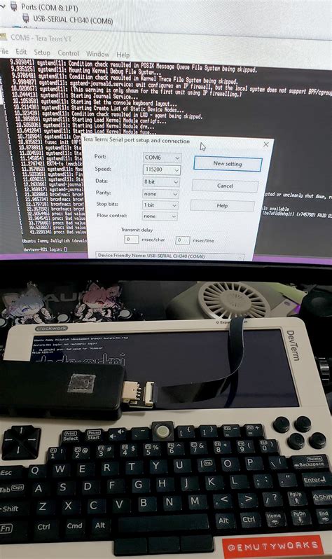 Connecting To Devterm A06 Over Usb Uart Devterm Clockworkpi