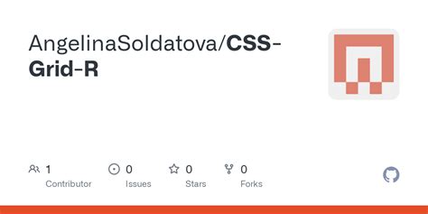 GitHub AngelinaSoldatova CSS Grid R