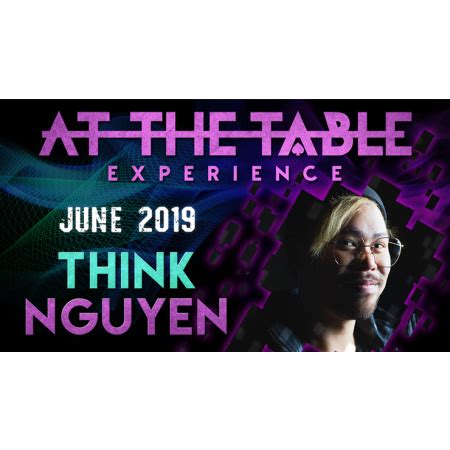 At The Table Live Lecture Think Nguyen June 5th 2019 Video