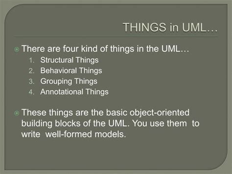 Lecture02 Building Blocks Of Uml Ase Ppt