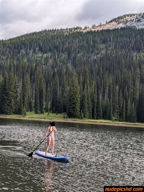 Had The Lake To Myself So Why Not Paddle Board Naked Nude Leaked Porn