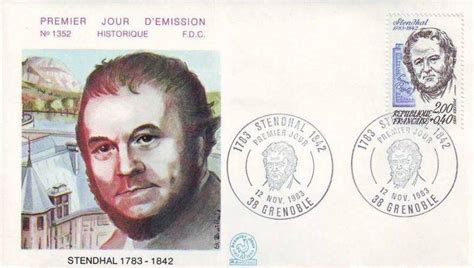 1983 Stendhal 1783 1842 WikiTimbres Stendhal Timbres De France