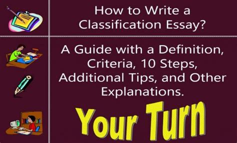 How To Write A Classification Essay A Guide With Explanations Wr1ter