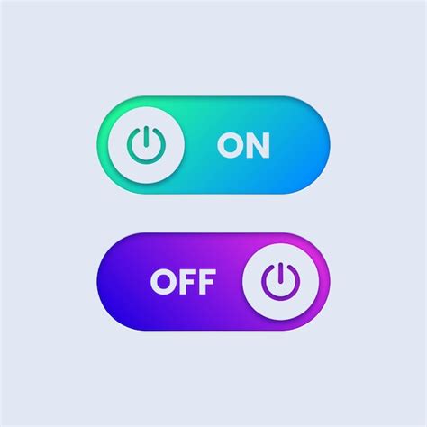 On Off Button 이미지 Freepik에서 무료 다운로드