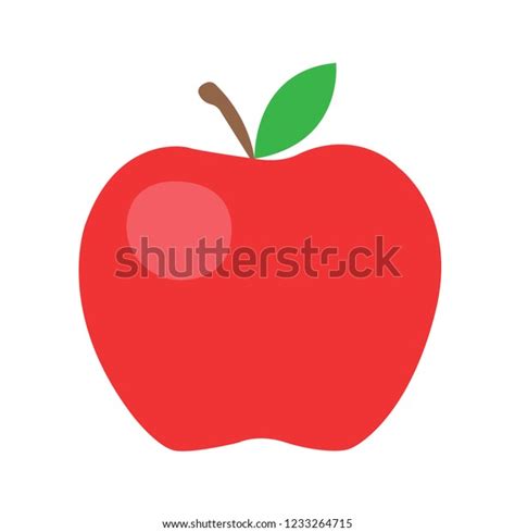 Red Apple Vector Emoji Stock Vector Royalty Free Shutterstock