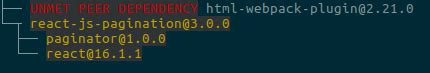 Reactjs React Js Installing A Npm Module Peer Dependency Issue