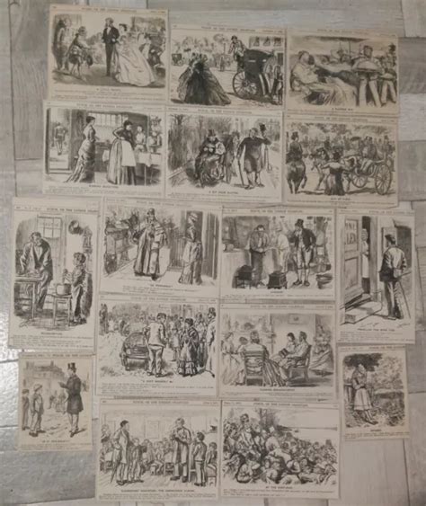 ENSEMBLE DE VIEUX papiers dessins extrait de journaux ou livre 1865 à