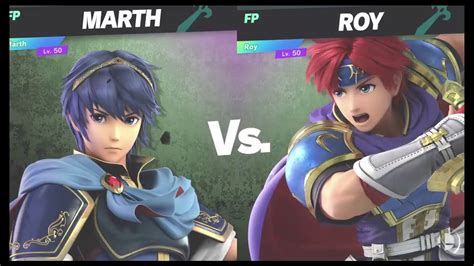 Super Smash Bros Ultimate Amiibo Fights Request 1725 Marth Vs Roy