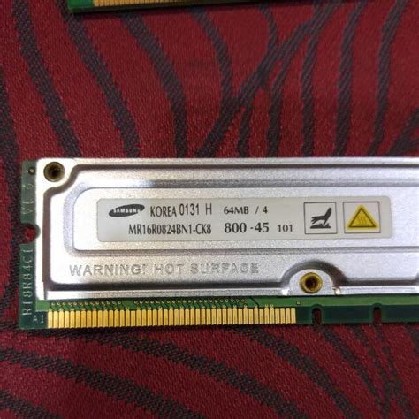 Samsung Ddr1 64mb Ram Random Access Memory Computers And Tech Parts And Accessories Networking On