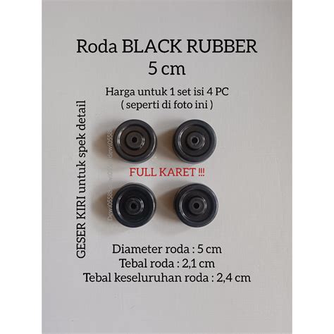 Jual Roda Pengganti Roda Koper Cin Cin Ring Karet Roda Putar 360