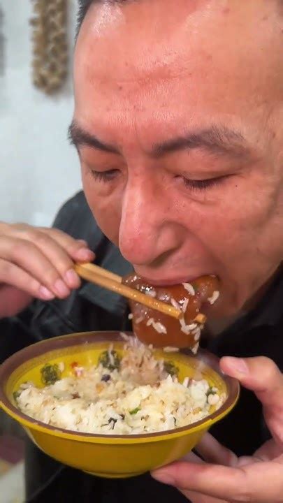 【東北裘仟尺】放入烀豬蹄的原湯，老香了豬蹄拌飯日常记录美食美食制作我的乡村生活农村日常shorts Youtube