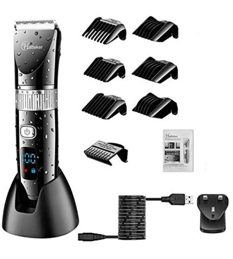 Hatteker Professional Hair Clipper Cordless Clippers Hair Trimmer Beard