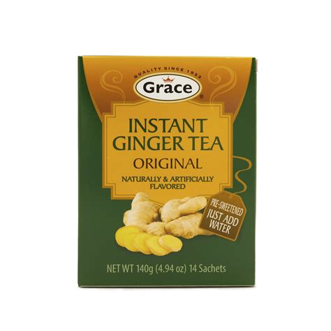 Grace Instant Ginger Tea 14 Pack Box