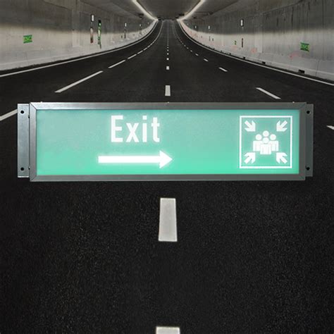 Products Tunnel Safety Dynamic Escape Route Indication AGMI Traffic Lighting