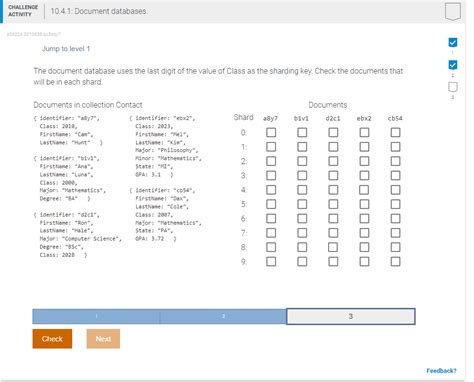 solved the document database uses the last digit of the