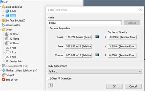 filling inside a model and getting the volume autodesk community
