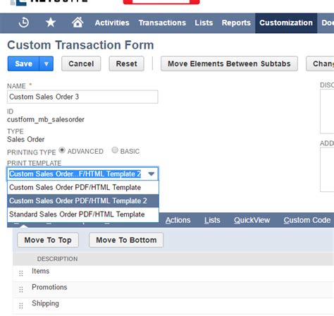 Dynamically Print Items On A Netsuite Sales Order Using Advanced Pdf Templates