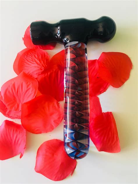 2 For 1 Glass Buttplug Anal Plug Buttplug Dildo Hammer Design Etsy