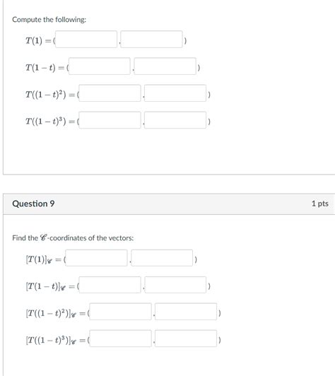 Solved Consider The Linear Transformation T P R Defined By Chegg