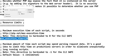 Boost PHP Performance Adjust Max Execution Time