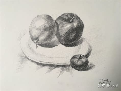 素描静物习作 知乎