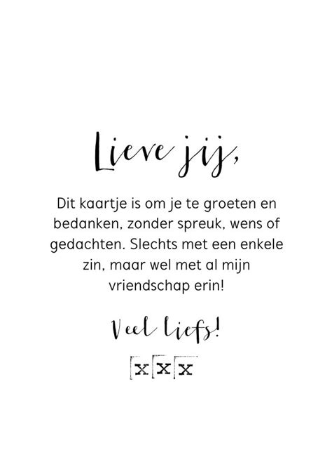 Lieve Wenskaart Spreuk Stempel Hartjes Kaartje2go