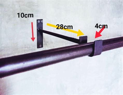 Siku Besi Penyangga Jemuran Baju Tempel Dinding Gantungan Hanger Serbaguna Lazada Indonesia