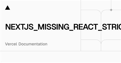 Nextjsmissingreactstrictmode
