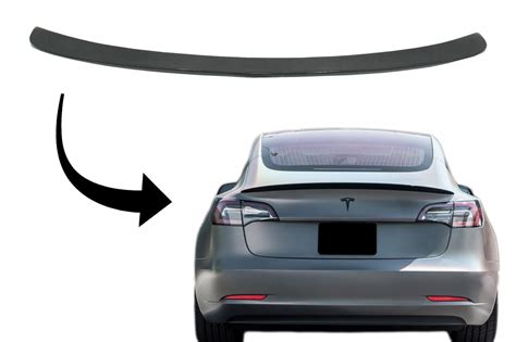 Becquet Spoiler De Coffre Carbone Tesla Model YakaEquiper
