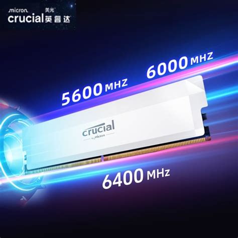 Crucial Pro Ddr5 Ram 2x16gb Kit 16gb Single 6000 6400mhz Overclocking Desktop Gaming Memory