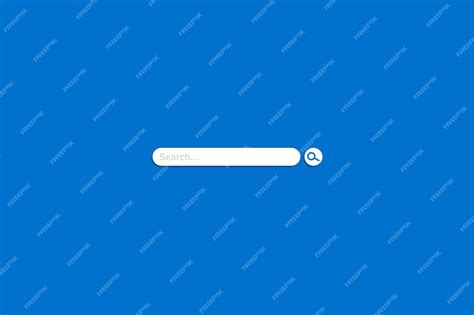 Premium Vector Blue Search Bar Copy Space 3d