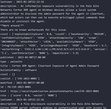 Использование Api Vulners с библиотекой Python
